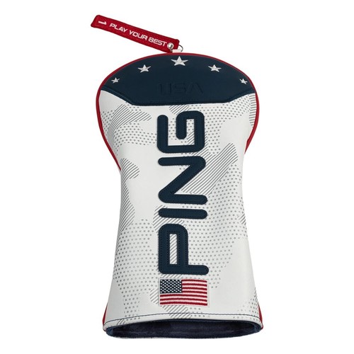 Ping Patriot Driver Headcover Limited Edition USA Flag Camo Stars Red ...