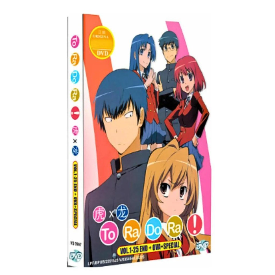 DVD Anime Toradora! Complete TV Series (1-25 End) +OVA +Special SHIP ...