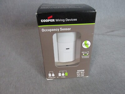 Cooper Wiring Devices White Occupancy Sensor Dimmer 600W OS106U-W White ...
