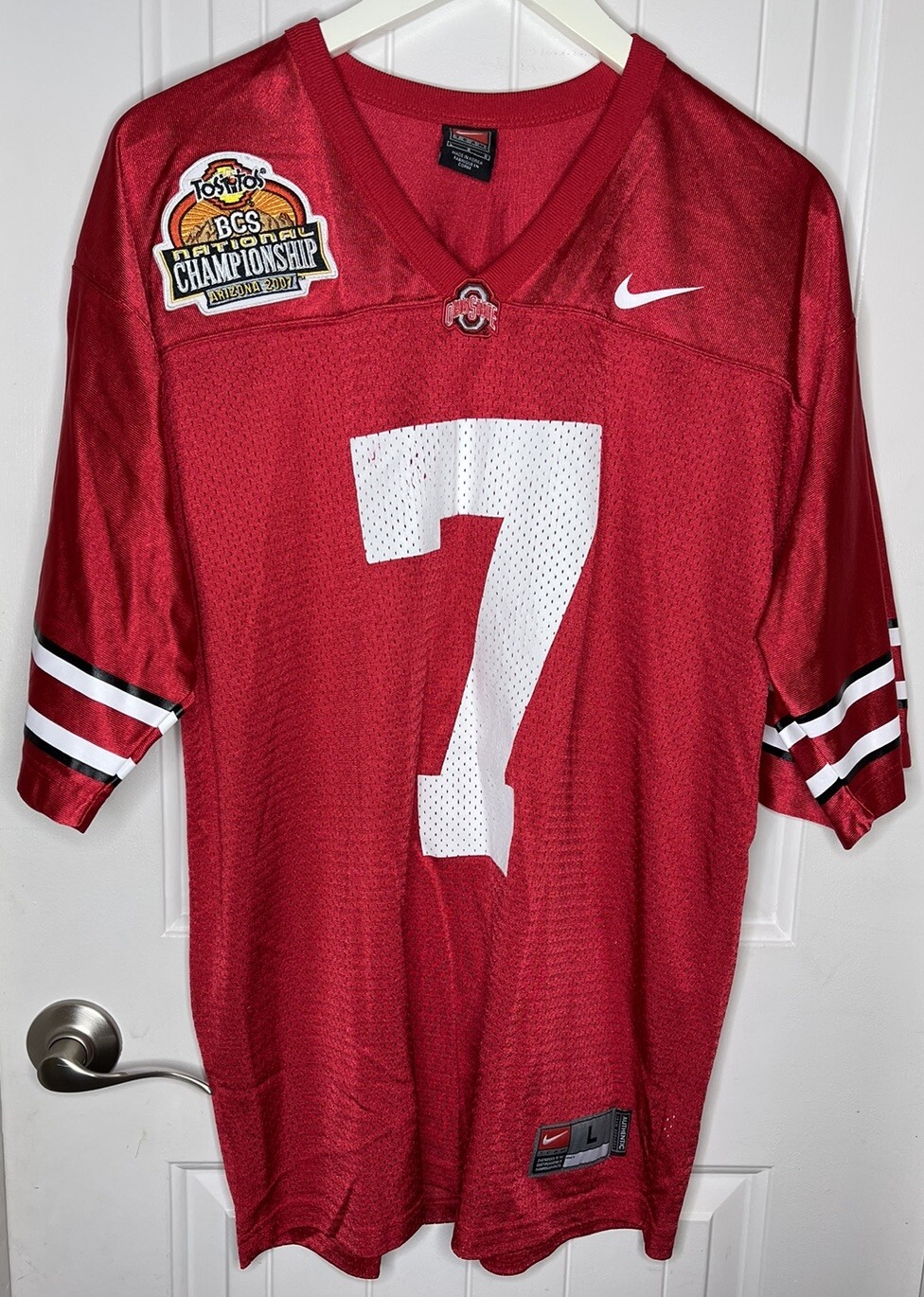 Ohio State Nike Jersey # 7 2007 tostitos BCS national championship ...