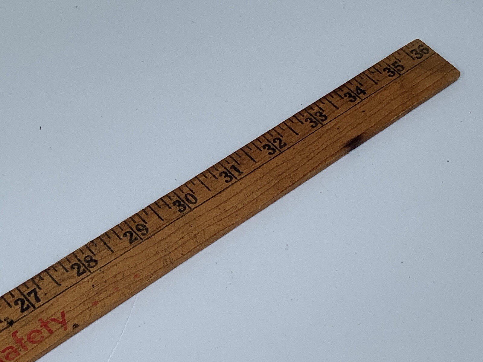 Vintage 1960s Firestone Tires 3ft 36" Wooden Rule Advertising Yardstick ...