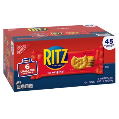 RITZ Crackers, Original, 0.68 oz, 45-count | eBay