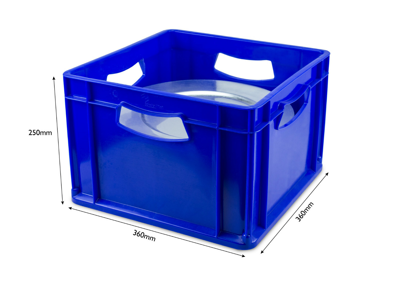 Charger Plate Storage Box | 12" Dinner Plate Storage Box | Blue Plate ...