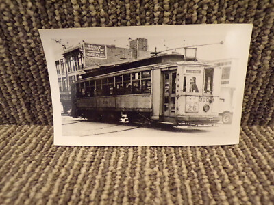Vtg Seattle Municipal # 320 Electric Street Car Trolley Railroad Photo ...