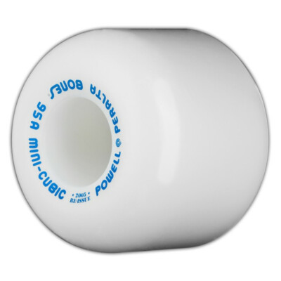 Powell Peralta Mini Cubic 64MM 95A Skateboard Wheels in White - Size ...