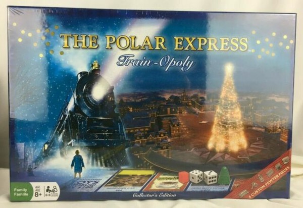MasterPieces The Polar Express Train-opoly Board Game 5d for sale ...