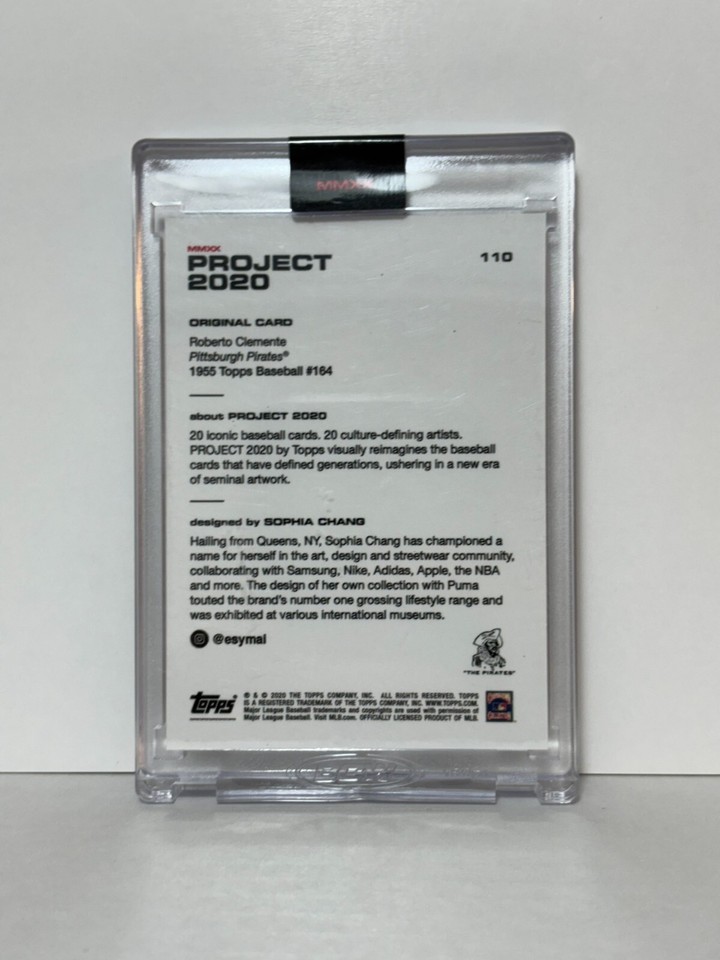 Topps Project 2020 Card 110 1955 Roberto Clemente by Sophia Chang ...