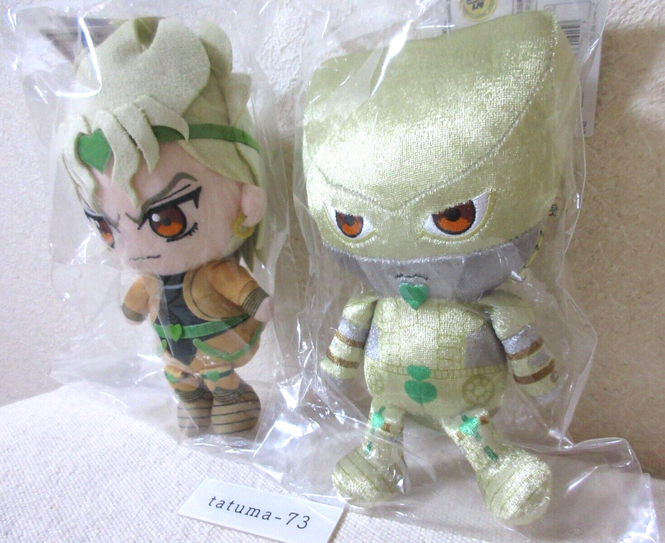 JoJo's Bizarre Adventure Chibi Plush Doll toy DIO & The World Stand Set ...