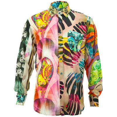 Regular Fit Long Sleeve Shirt Loud Originals Multi Tropical Random ...