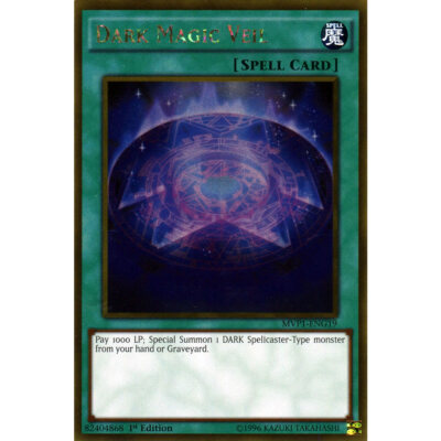 Dark Magic Veil MVP1-ENG19 Yu-Gi-Oh! Card Gold Rare 1st Edition | eBay UK