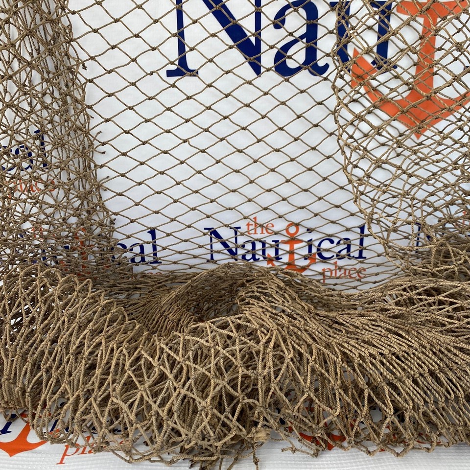 Real Used Fish Net - 10' x 10' - Traditional Fishing Net - Old ...