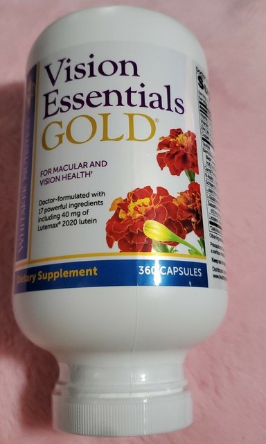 Dr. Whitaker's Vision Essentials Gold Dietary Supplement - 360 Capsules ...