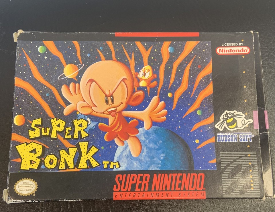 Super Bonk TM **TESTED** (SNES, 1991) CiB | eBay