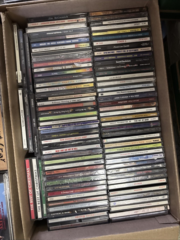 Lot of 200 FREE CDs MIX Genres Artwork+Case RANDOM BUNDLE Wholesale ...