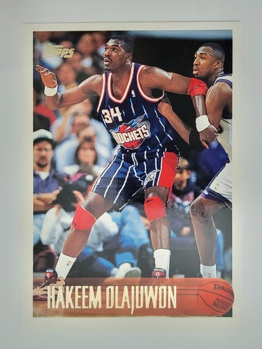 1996-97 Topps Hakeem Olajuwon Houston Rockets #35 | eBay