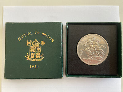 1951 Festival of Britain George VI five shilling crown coin | eBay UK