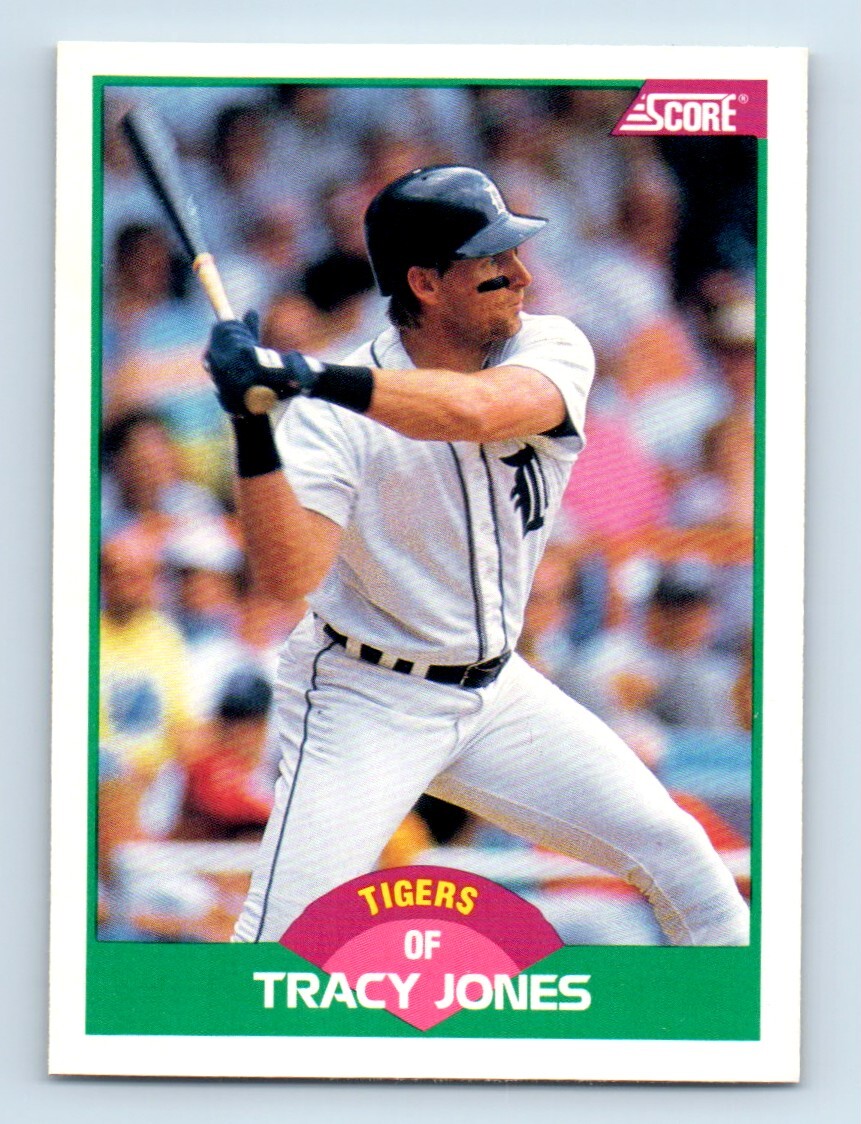 1989 Score Rookie & Traded Tracy Jones Detroit Tigers #43T | eBay