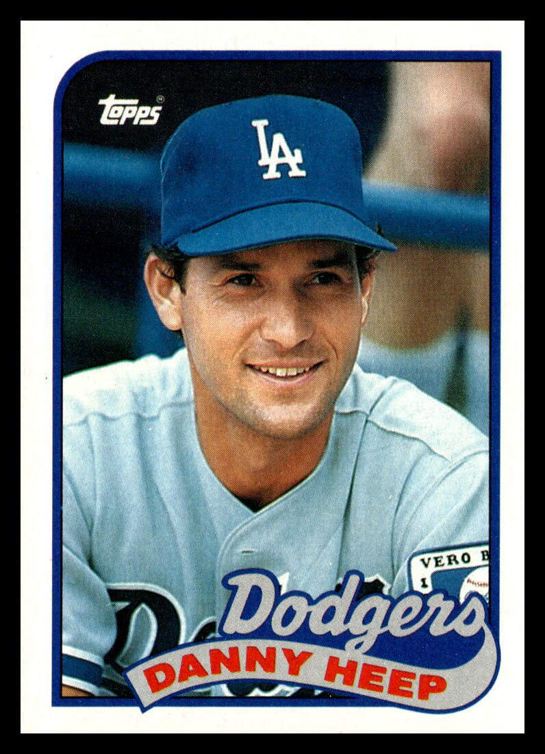 1989 Topps #198 Danny Heep Los Angeles Dodgers Baseball Card | eBay