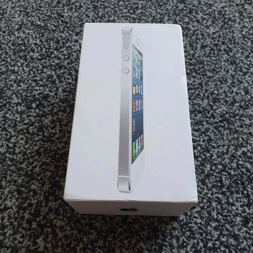 "Apple iPhone 5 White Empty Phone Box - Genuine Packaging for ...