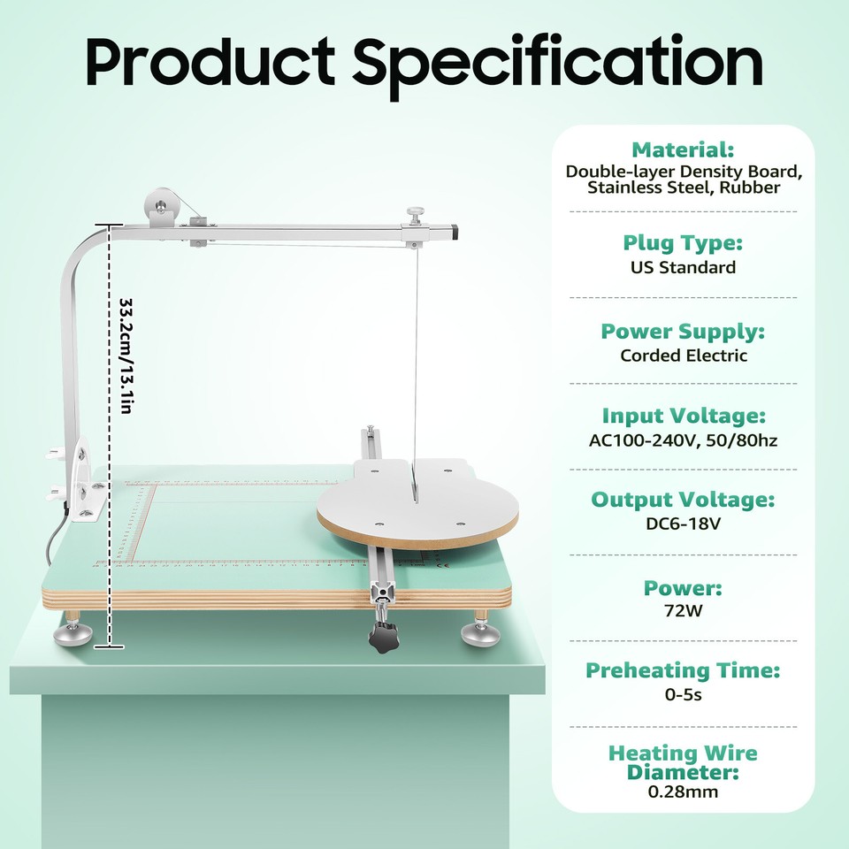 Tabletop Hot Wire Foam Cutter Hot Wire Foam Cutting Machine Styrofoam ...