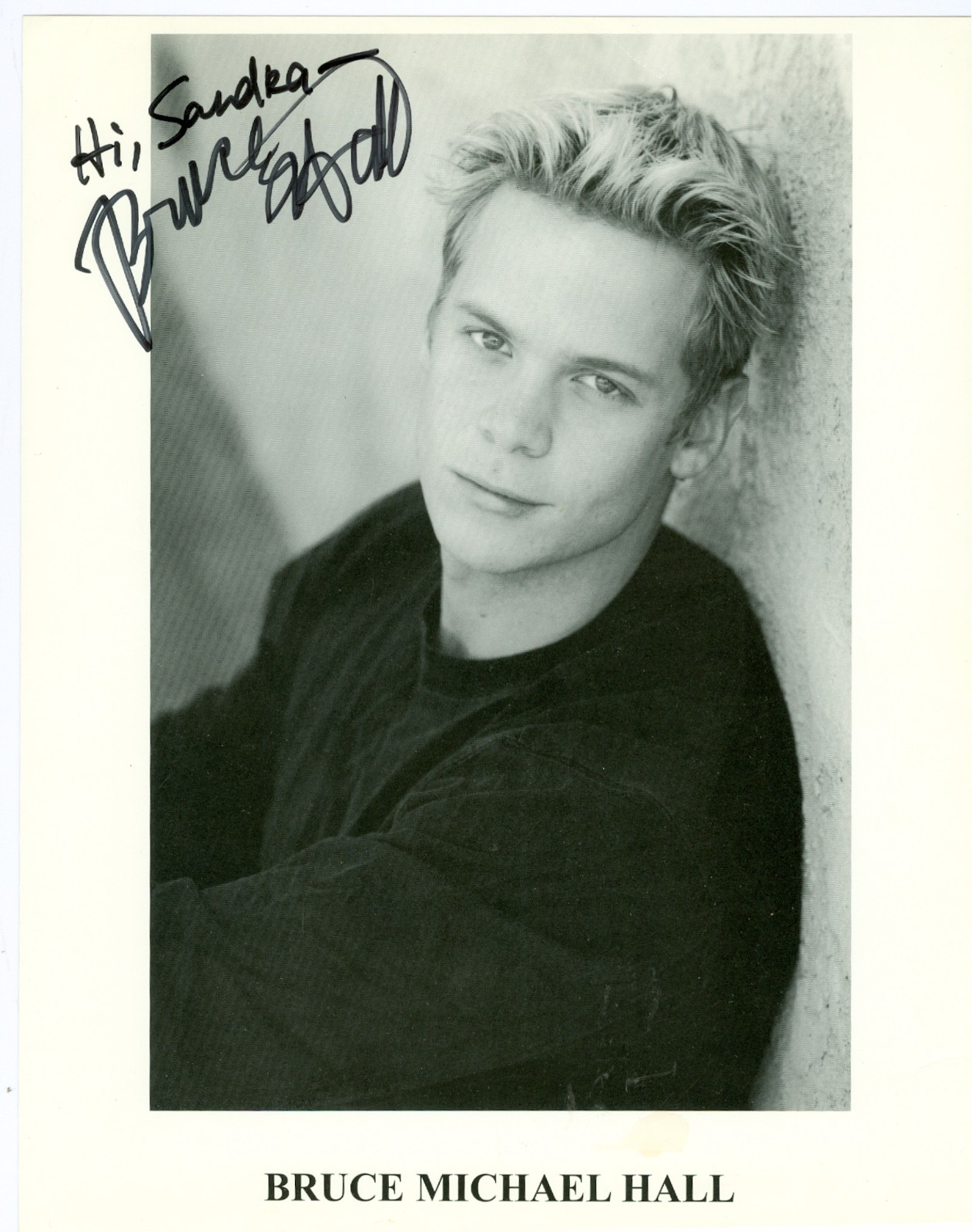 Bruce Michael Hall autograph hand signed photo Passions One Light To ...