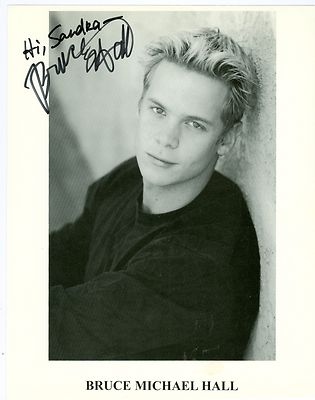 Bruce Michael Hall autograph hand signed photo Passions One Light To ...