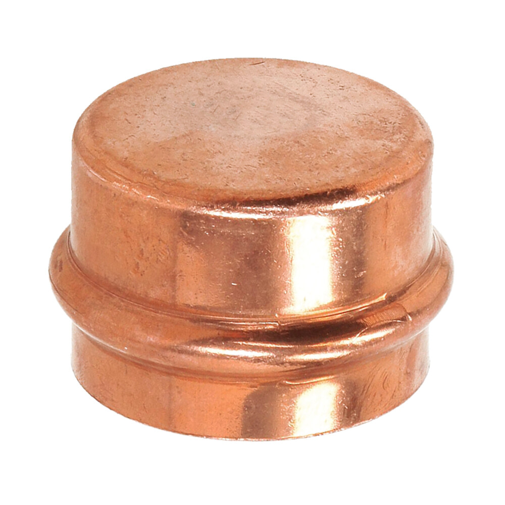 Press 1" inch Copper Press Cap Plumbing Fitting | eBay