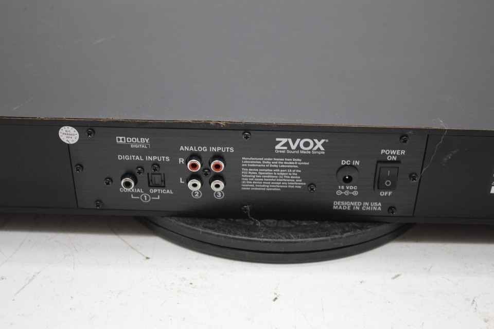 ZVOX Audio SoundBase 350 Home Theater Sound System 24" - No Remote | eBay