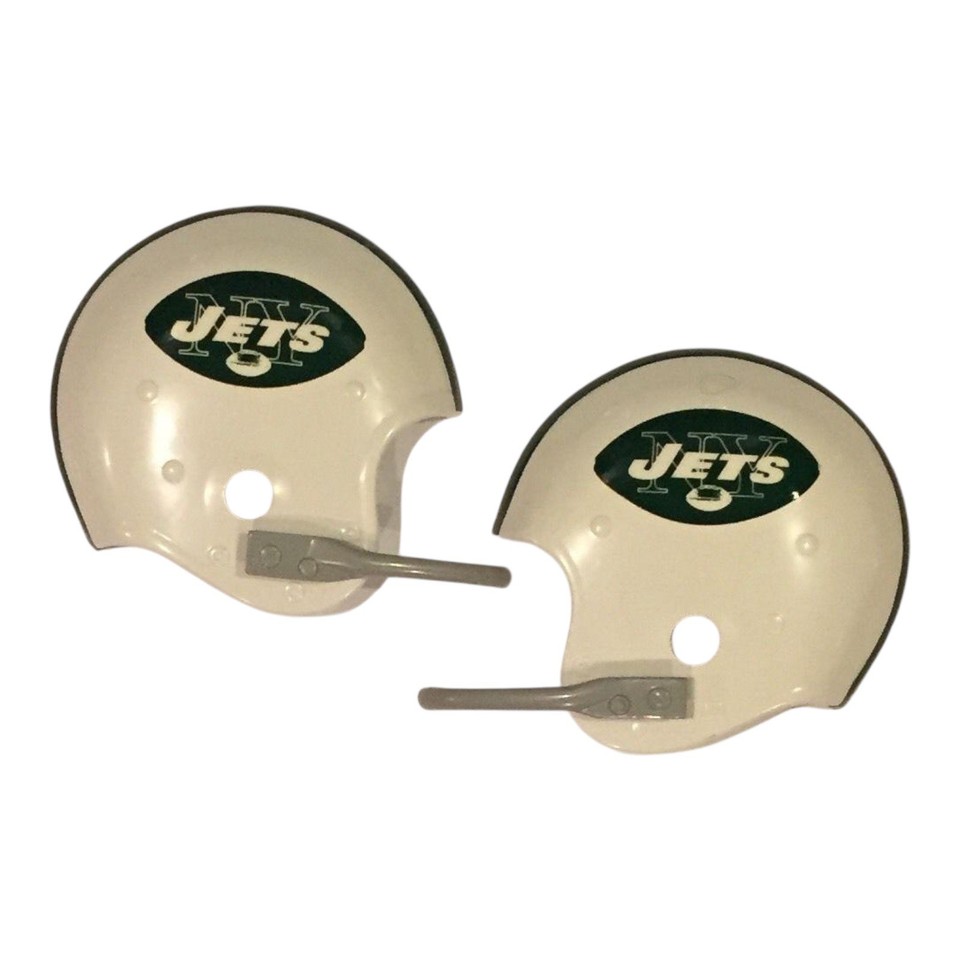 Vintage 1969 Never Opened New York Jets AFL Football Helmet Hubcaps ...