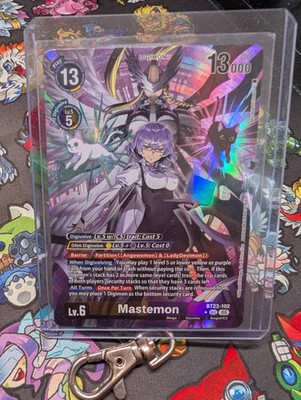Mastemon (Alternate Art) BT23-102 SEC SECRET RARE - Digimon Card Game ...