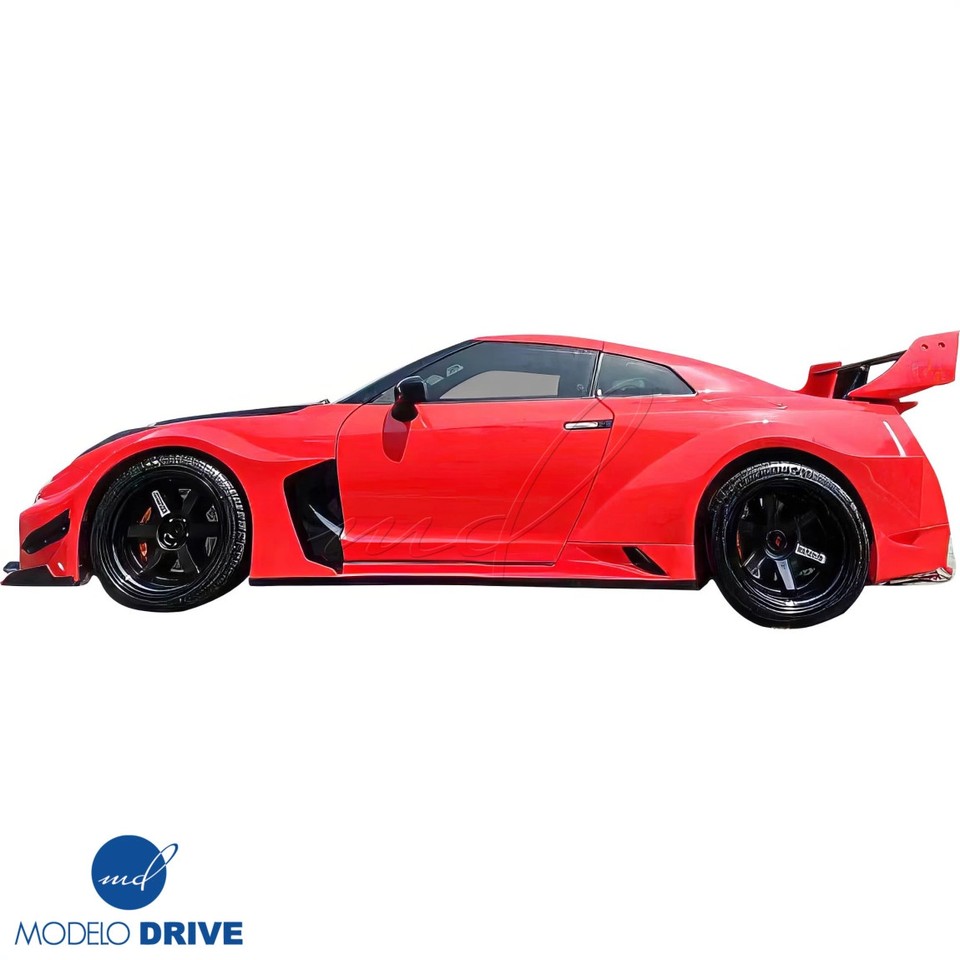 ModeloDrive FRP LBPE SE Wide Body Spoiler Wing GTR (R35) for GT-R ...