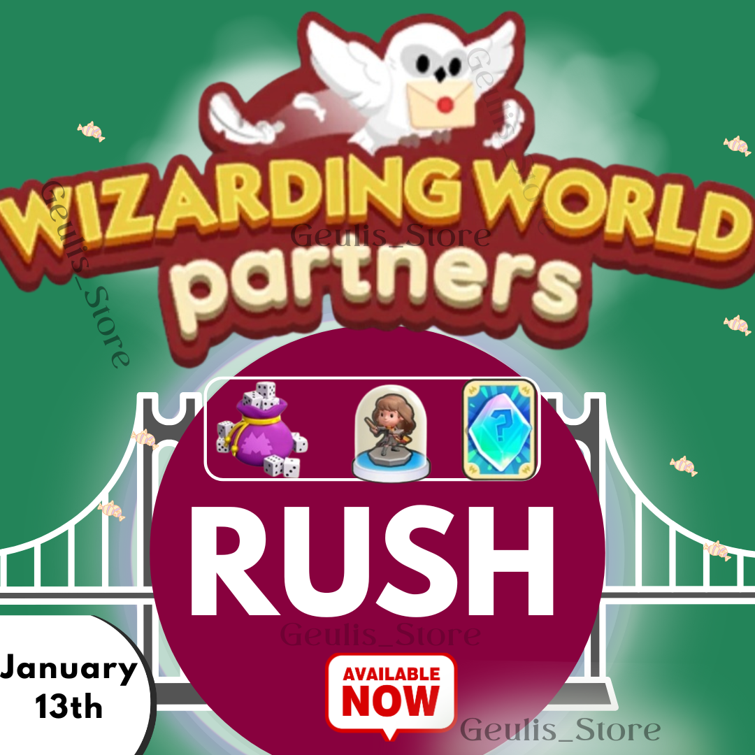 Wizarding Words Monopoly_go Partners ⭐RUSH ⭐Event Full Carry 80k ⭐CHEAP ...