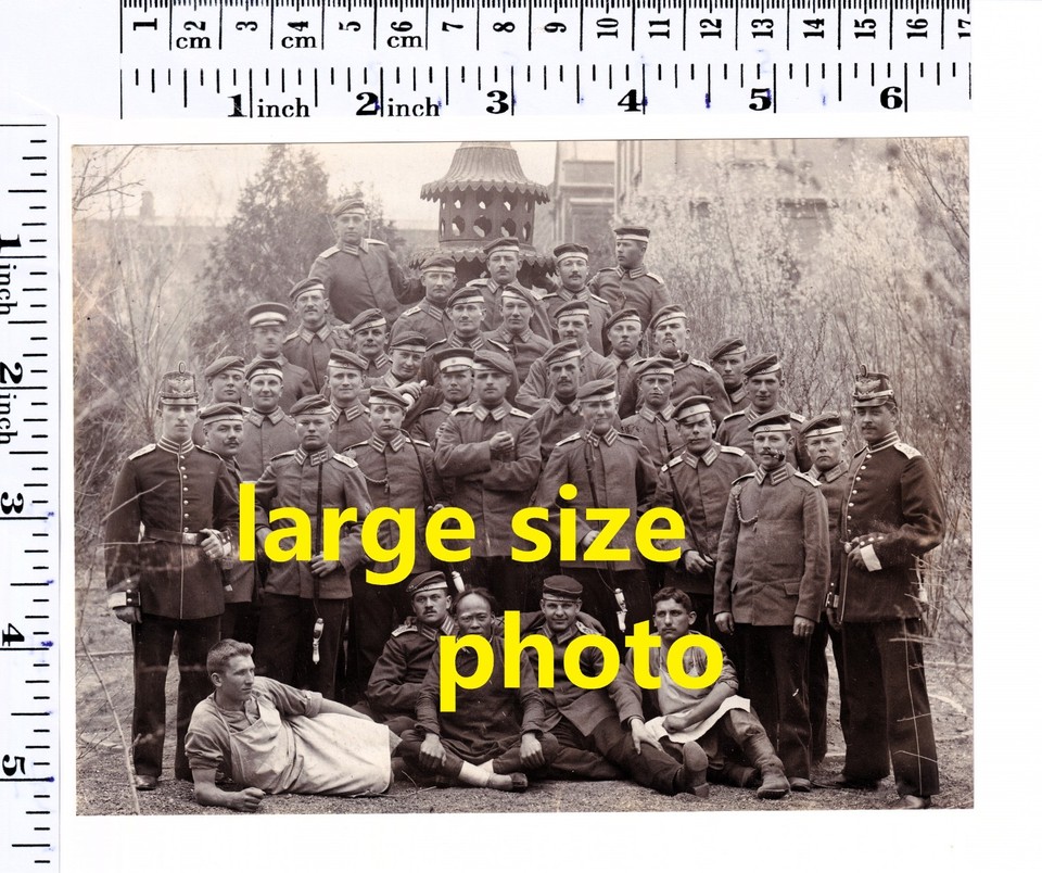 China Qingdao Tsingtau Seebataillon German Soldiers orig photo 1900s ...