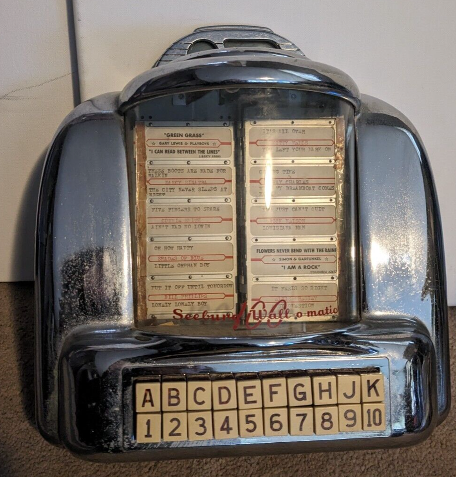 Vintage Seeburg Wall-O-Matic Coin Op Juke Box Music Selector | eBay