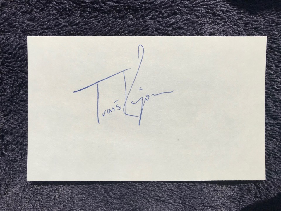 INDEX CARD 3X5 3 X 5 CUT AUTO AUTOGRAPH AUTOGRAPHED SIGNED U YOU PICK ...