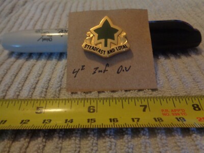 4th Infantry Division S-38 Unit Crest, DI, DUI (DRAW#D6) | eBay