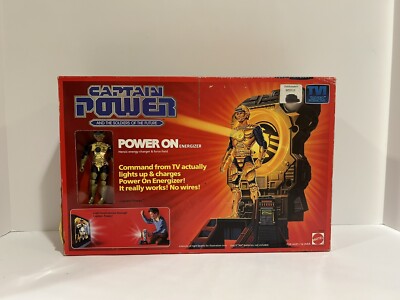 Vintage 1987 Mattel Captain Power - Power On Energizer - Sealed - NRFB ...