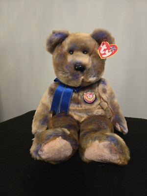 Vintage 2000 Ty Beanie Buddies Collection Large Clubby III Bear ...