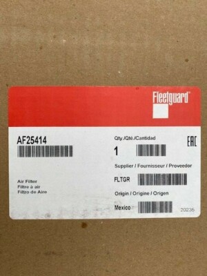 Fleetguard Air Filter AF25414 (NEW) | eBay