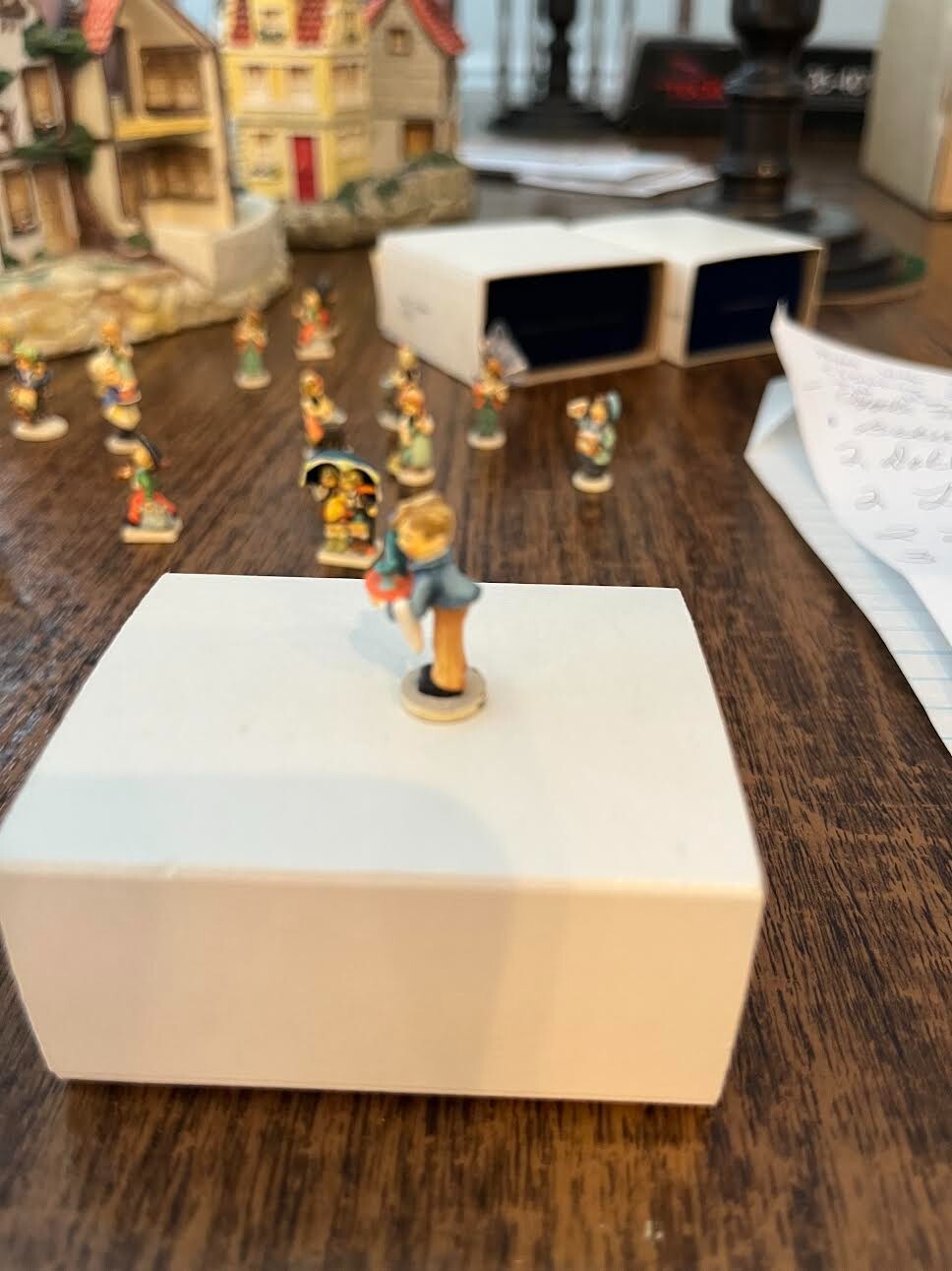 Signed -Olszewski Miniature Goebel HUMMEL Waiter 263-P Figuri ne 1st | eBay