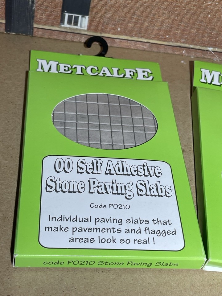 Metcalfe OO Gauge Model Railway PO210 Self Adhesive Paving Slabs | eBay UK