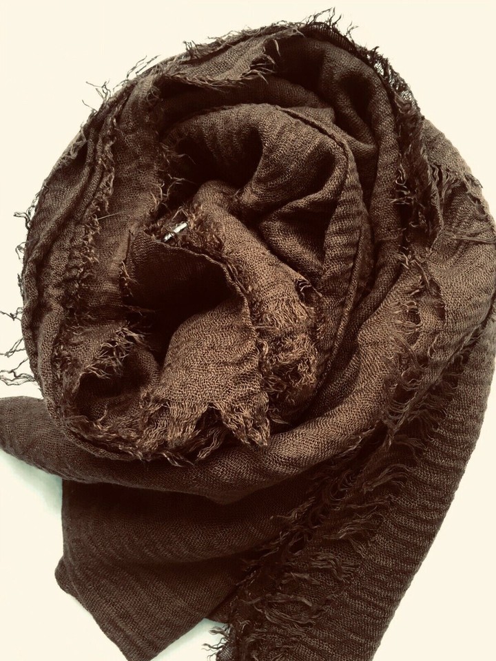 Crinkle Maxi Women Long Crimp Mix Cotton Shawl Wrap Scarf Hijab Frayed ...