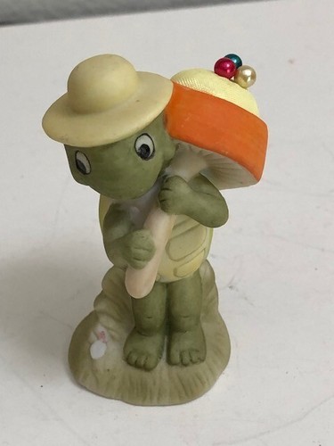Rare Vtg Lefton Porcelain Turtle Holding Mushroom Pin Cushion | eBay