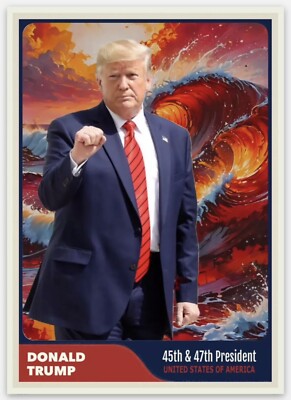 Donald Trump 2024 “Team Trump” Custom ACEO Card MAGA 50% Donated 2 Team ...