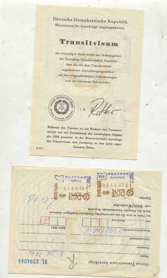 DDR:Transitvisum Stempel Hirschberg-Drewitz (63) | eBay.de