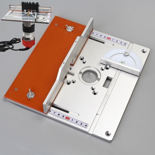 Router Table Insert Plate Aluminum Electric Wood Milling Flip Board ...