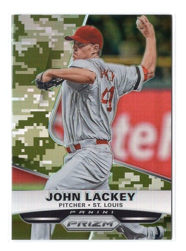 Baseball Card - 2015 John Lackey 87 Camo - St Louis Cardinals Panini ...