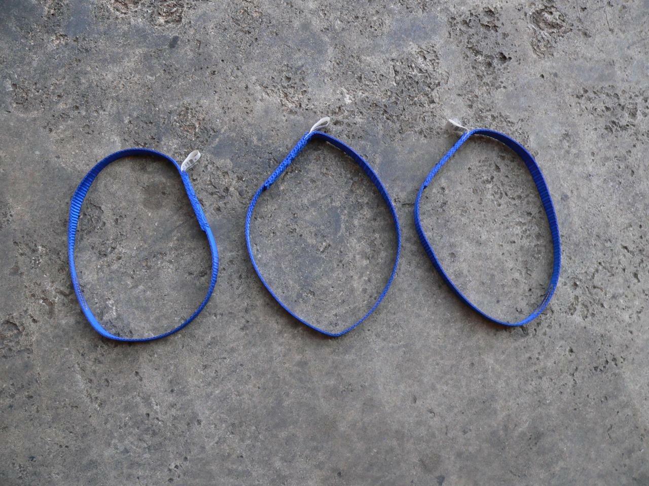 Q'STRAINT Q5-7580 WHEELCHAIR WEBBING LOOP BLUE - SET OF 3 | eBay