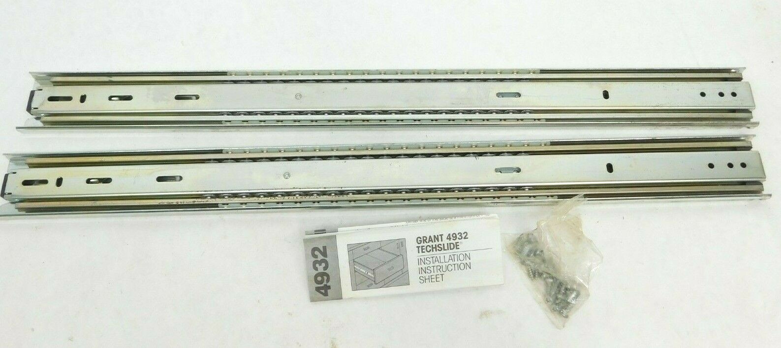 Pair - Grant 4932 - 22" Full Extension Drawer Slides HEAVY DUTY! 100 ...