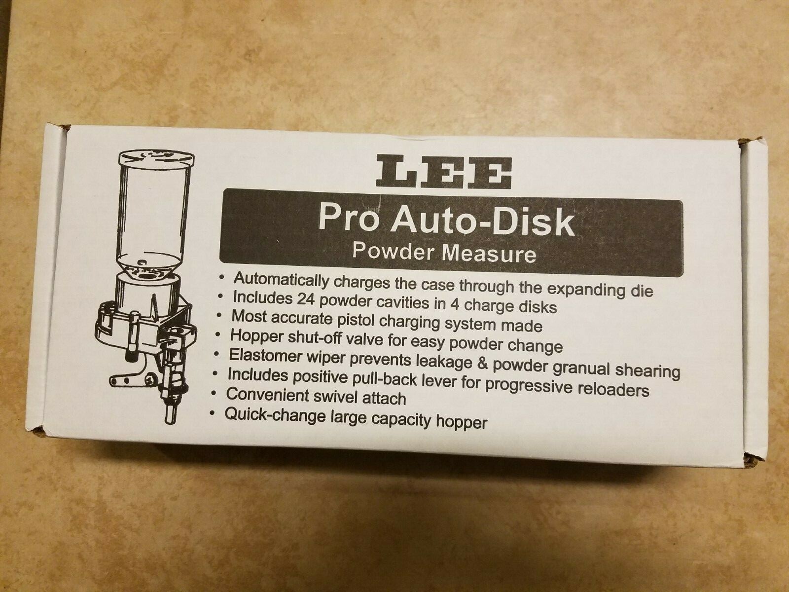Lee Pro Auto Disk Powder Measure for Progressive press 90429 NIB *FREE ...